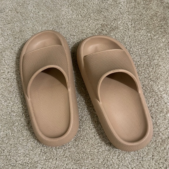 SHEIN | Shoes | Tan Slides | Poshmark